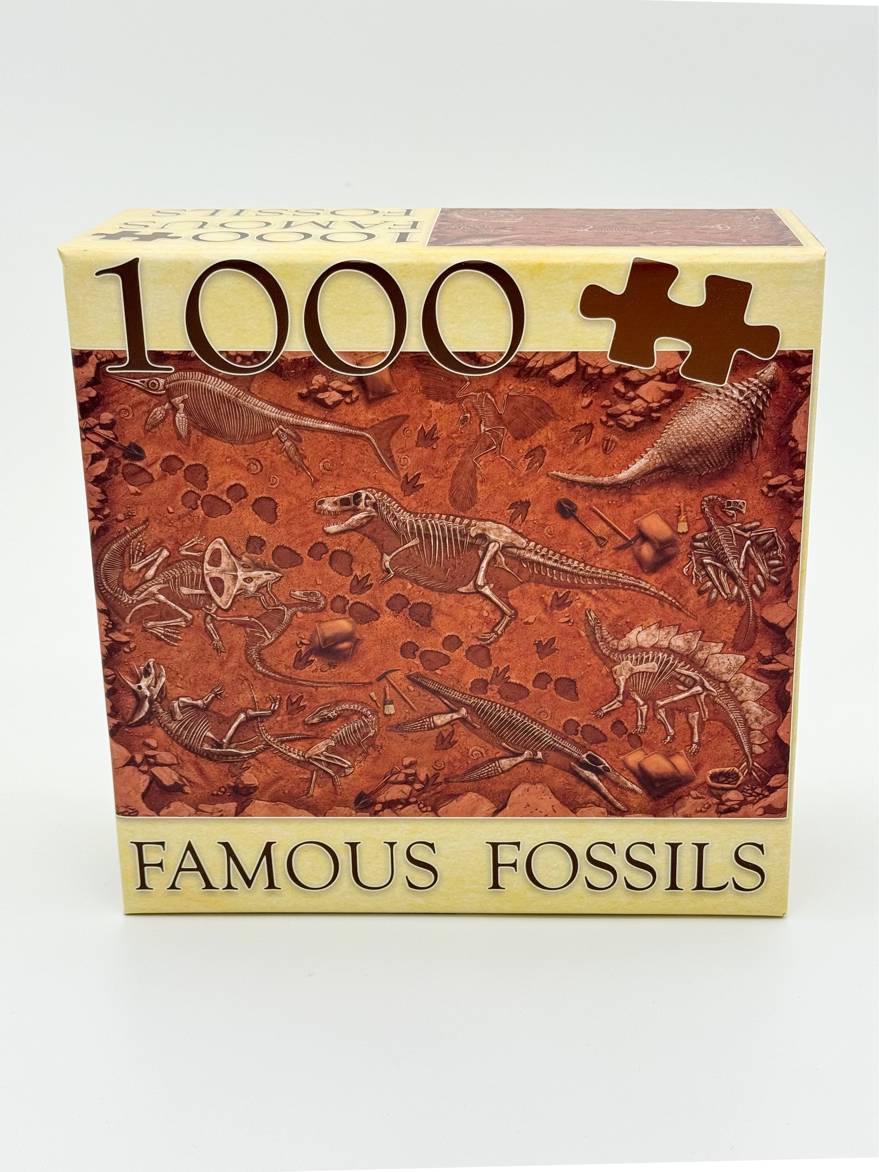 "Famous Fossils" Paleontology Puzzle (1k) – Montrose Biology