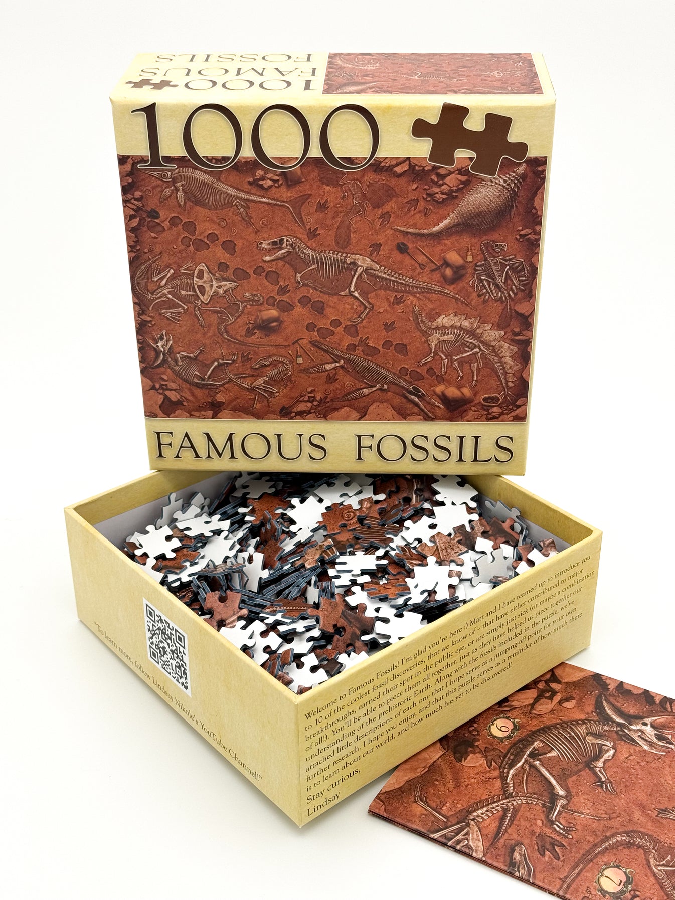 "Famous Fossils" Paleontology Puzzle (1k) – Montrose Biology